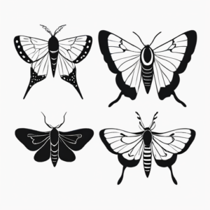 Artistic Butterfly and Moth Collection SVG - svgcollections.com