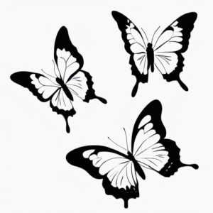 Butterfly Trio SVG Collection - svgcollections.com