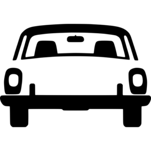 Classic Car Front View SVG - svgcollections.com