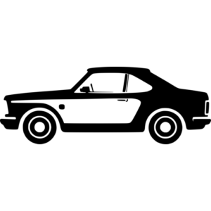 Classic Car Side View SVG - svgcollections.com