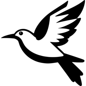 Soaring Bird Silhouette SVG - svgcollections.com