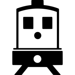 Minimalist Train Icon SVG - svgcollections.com