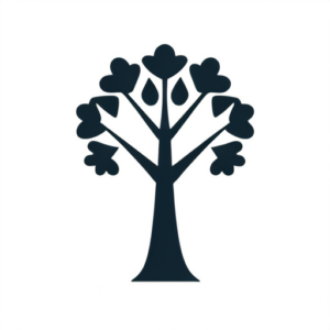 Heart-Shaped Tree Symbol SVG - svgcollections.com