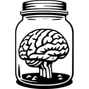 Brain in Jar SVG Graphic - svgcollections.com