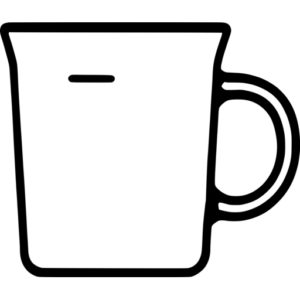 Minimalist Coffee Mug Outline SVG - svgcollections.com