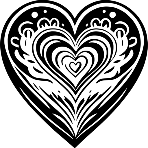 Intricate Heart SVG for Creative Projects - svgcollections.com