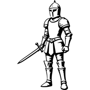 Knight SVG - Classic Armor Design - svgcollections.com