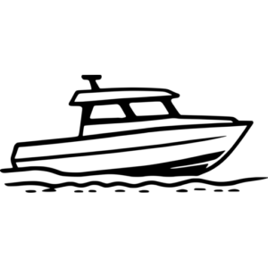 Motorboat Icon SVG - svgcollections.com