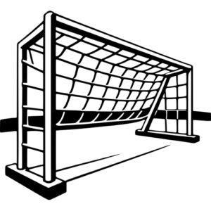 Soccer Goal SVG for Creative Projects - svgcollections.com