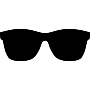 Sunglasses Simple Design SVG - svgcollections.com
