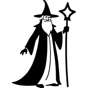 Wizard Outline SVG - svgcollections.com