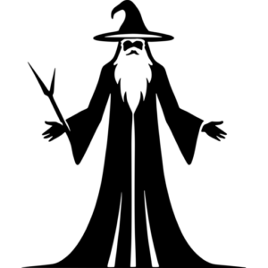 Wizard Silhouette SVG Image - svgcollections.com