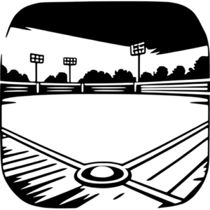 Baseball Field SVG Design - svgcollections.com