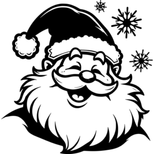 Santa Taking a Selfie SVG - svgcollections.com